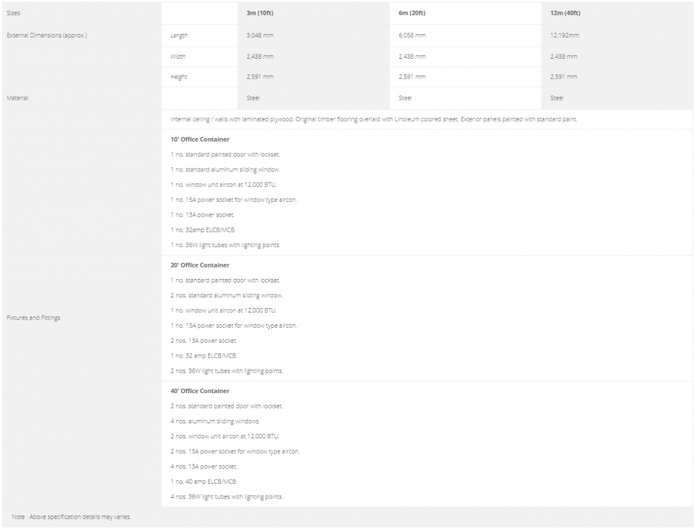 Container Office | Container Specialist Pte Ltd